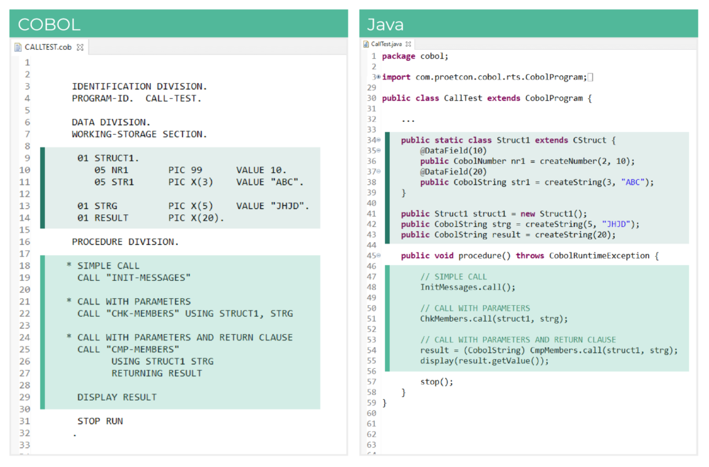 CoJaC | COBOL-Java Migration - pro et con