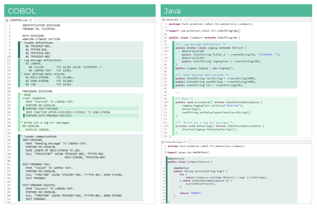 CoJaC | COBOL-Java Migration - pro et con